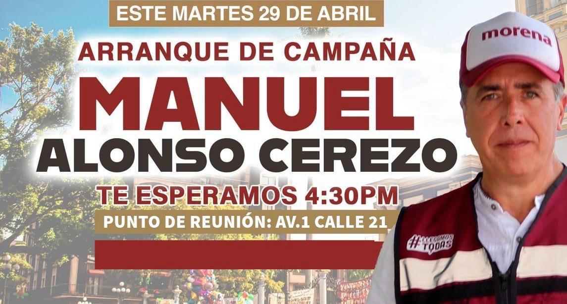 ¡El cambio llega! Invita Manuel Alonso a arranque en el Parque 21 de ...